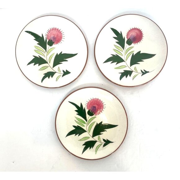 Stangle Pottery | Dining | Vintage Stangle Pottery Set Of 3 Plates ...